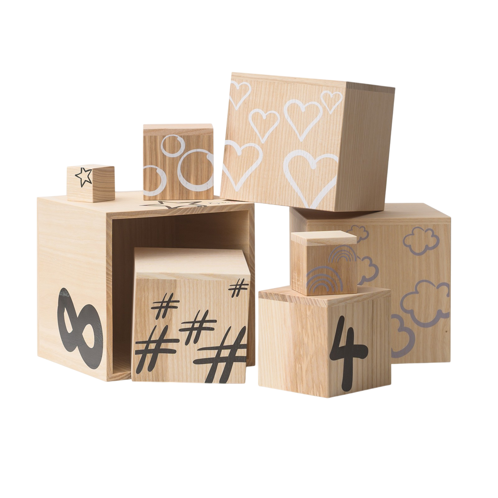 Stacking tower numbers