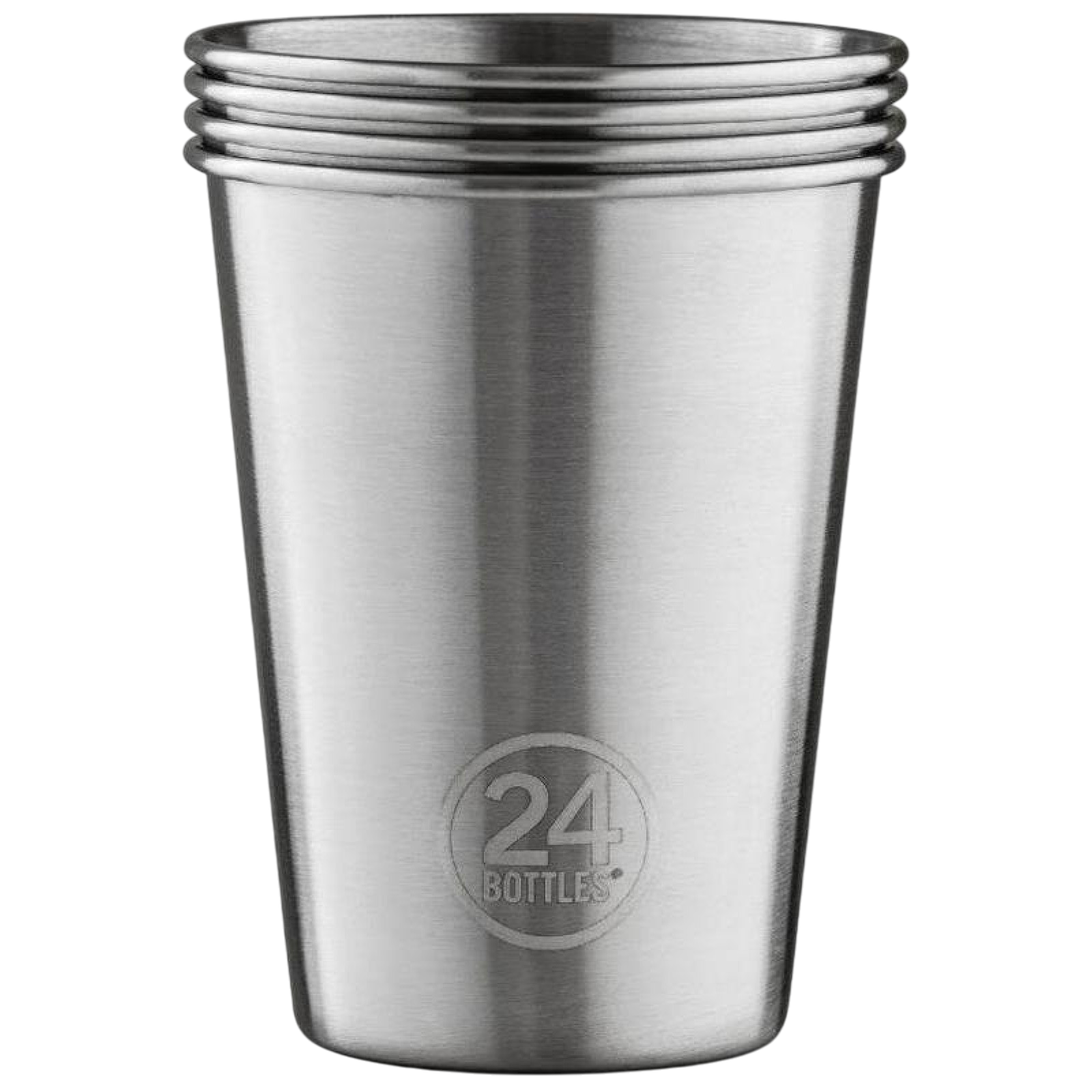 Drinking cup Party Cup 350 ml, 4 pieces, silver