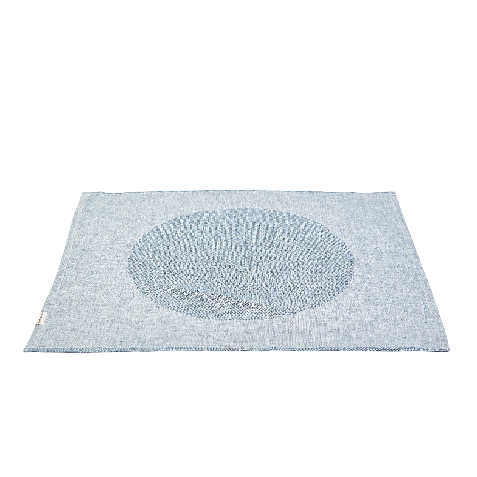 ELISE "Big Dot" Serviette ocean 50x50cm (dark blue)