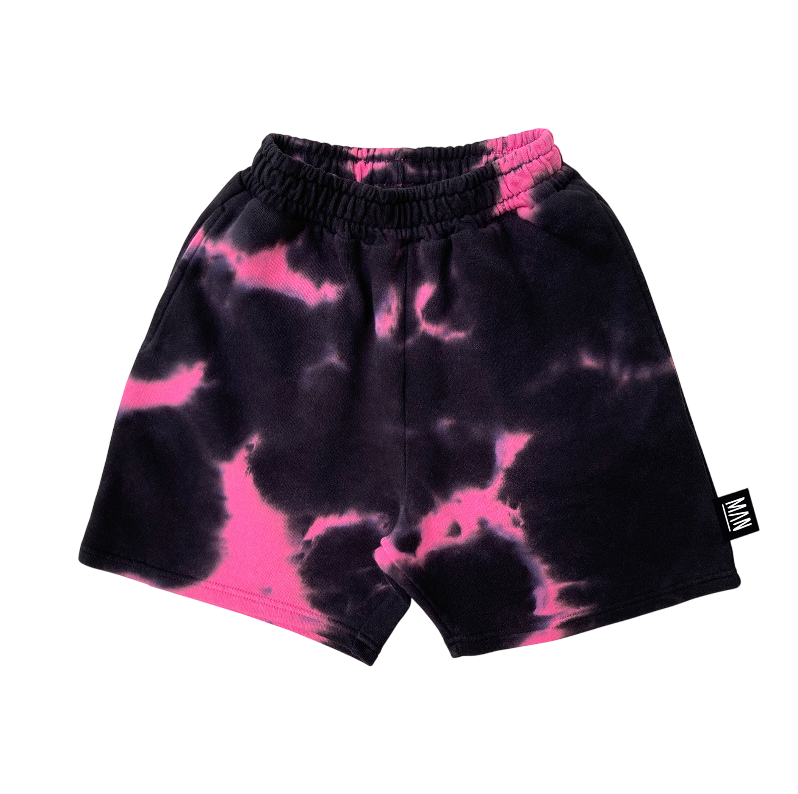 Shorts Batik Black, After Dark, Shocking Pink