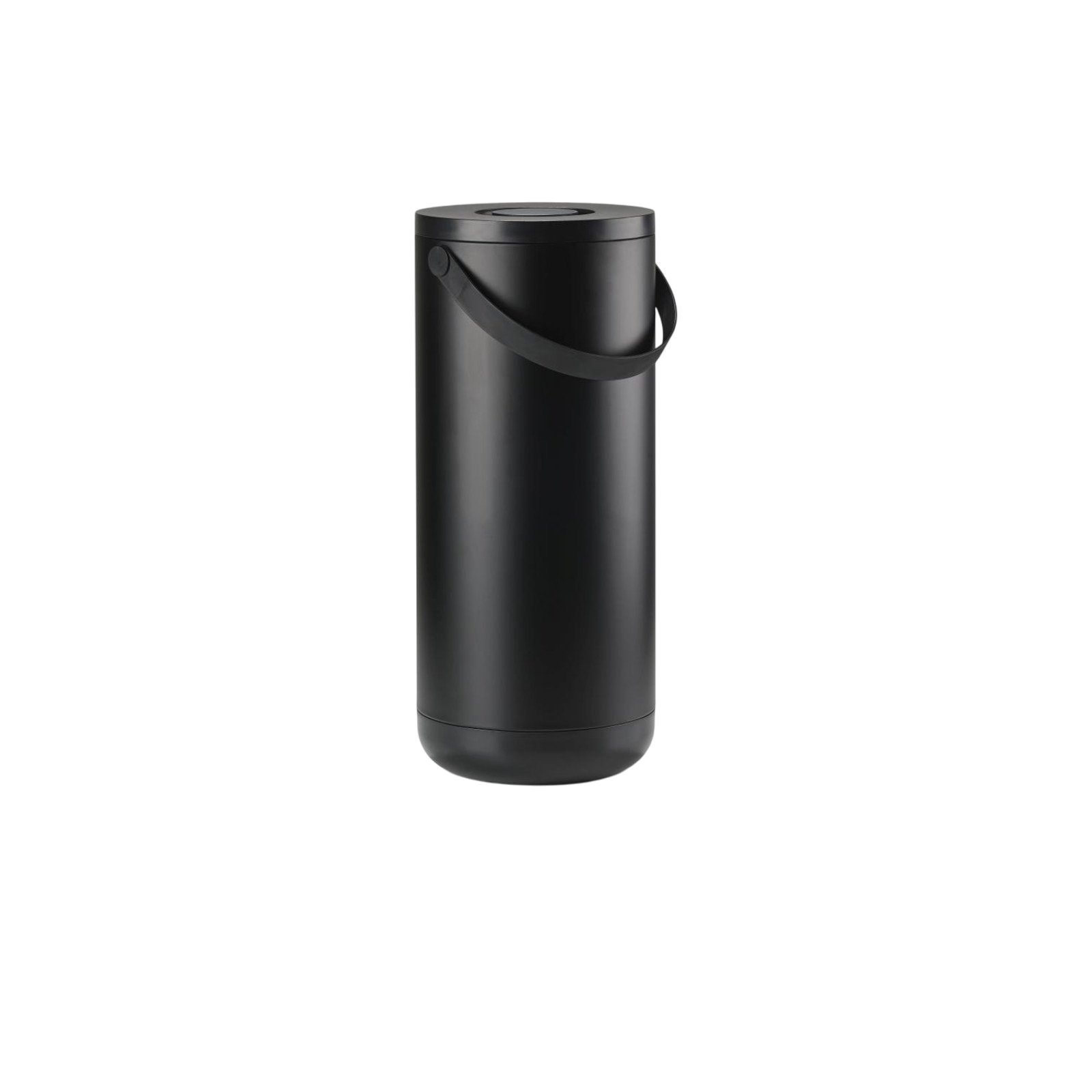 Circular waste garbage can, 35 l black