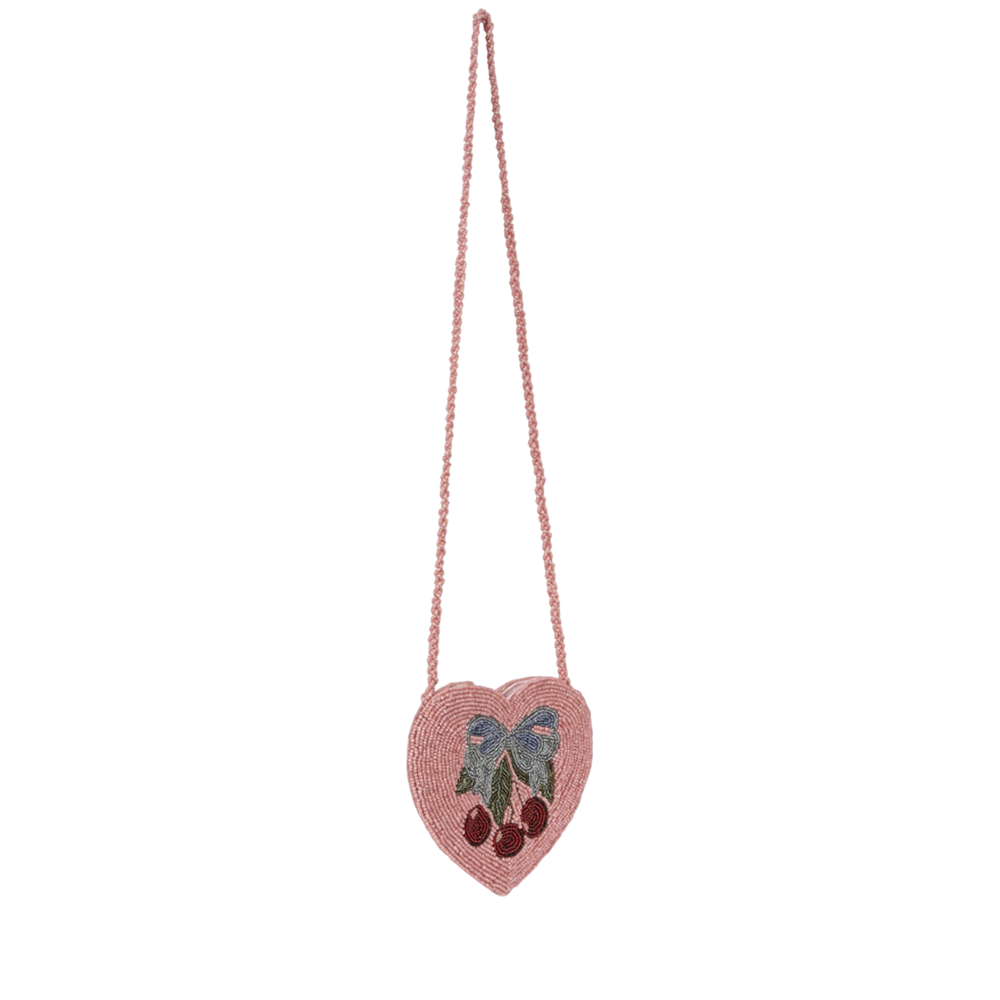 Handbag Beaded Heart Amarena