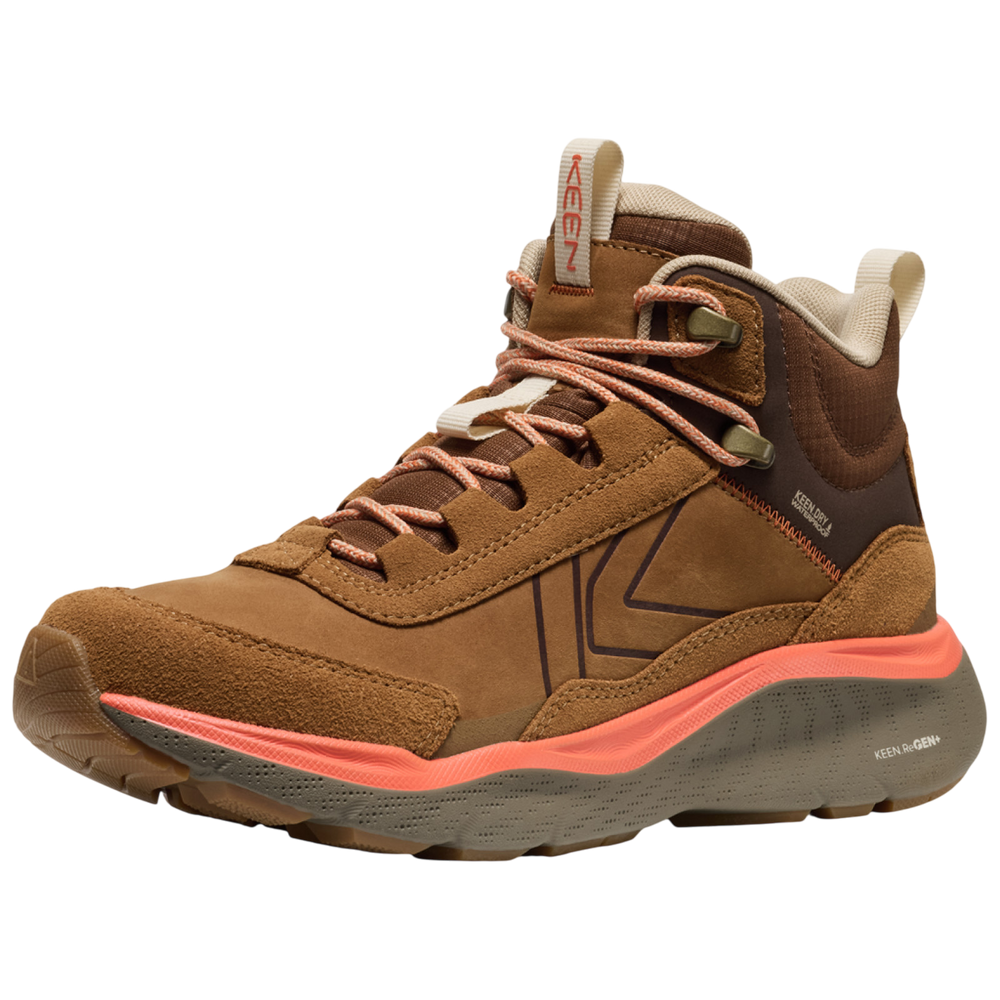 Hiking boots W Leiki Leather Mid WP chipmunk/bison