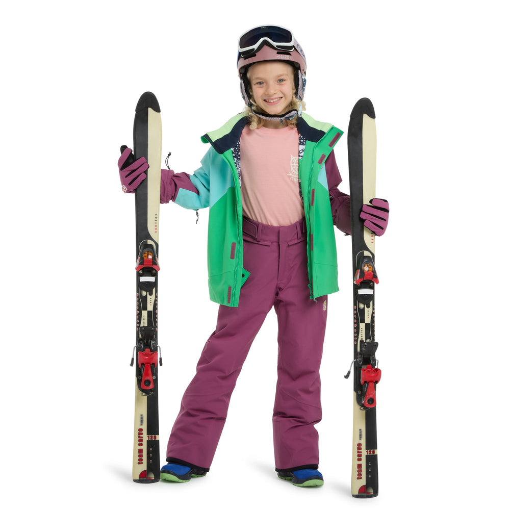Ski pants Lumi Ruby red