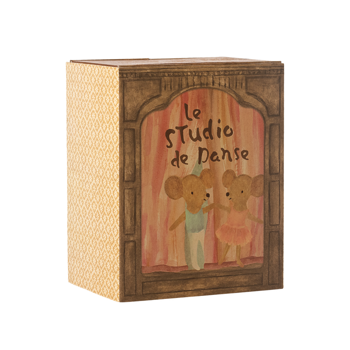 Maileg ballet mice dance studio little sister and little brother