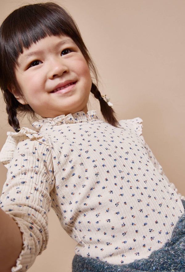 Fall Rib Rose long sleeve shirt