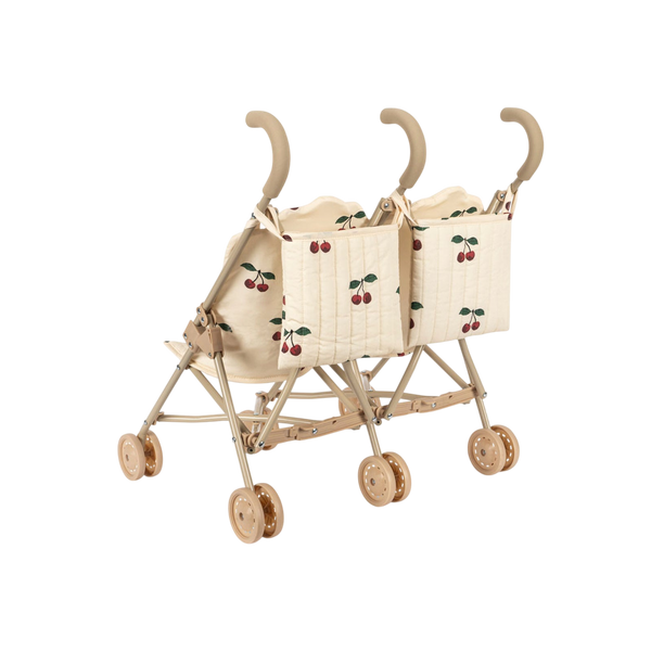Ma Grand Cerise twin doll buggy