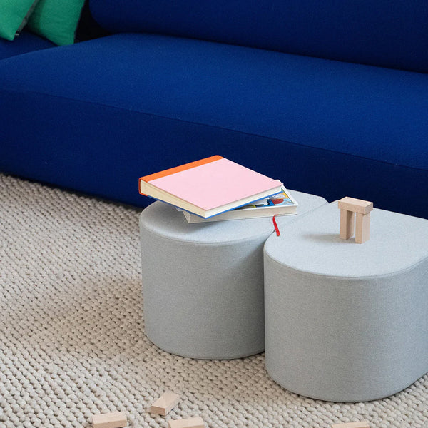 Soft modular stool ZAMBA Sky