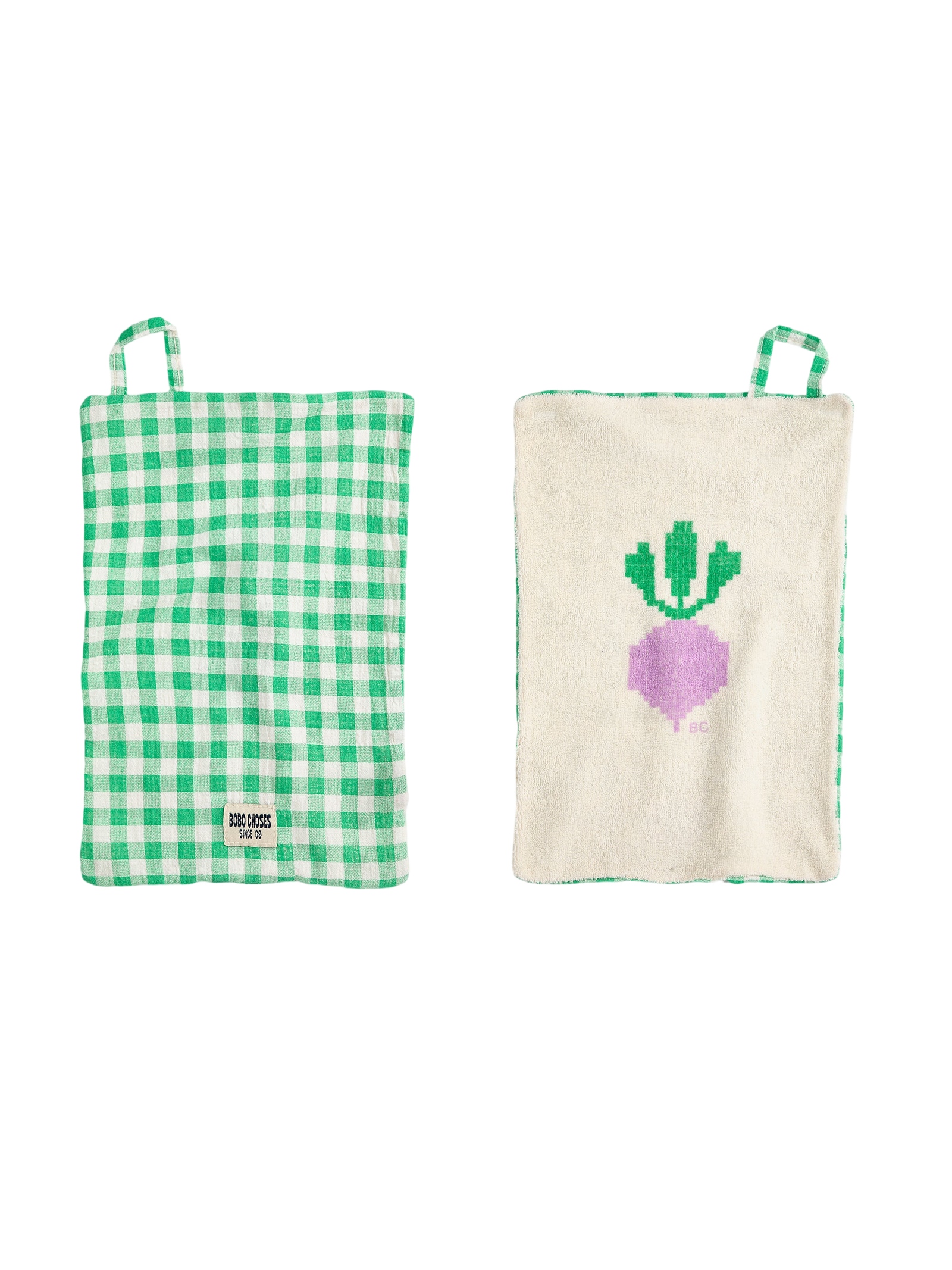 Waschlappen Bobo Choses 2er-Set White