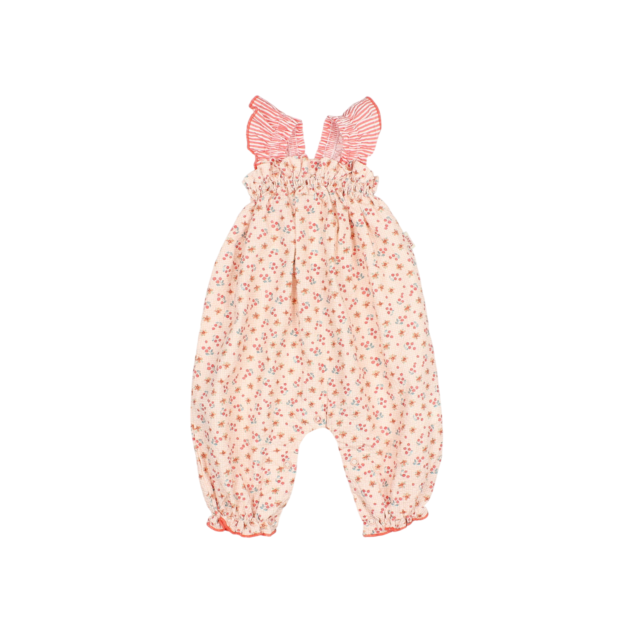 Baby one-piece Picnic Coral
